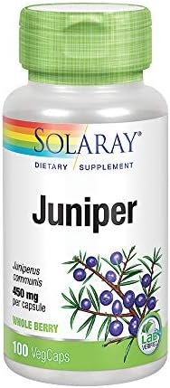 Amazon.com: Solaray Juniper Berries Capsules, 450 mg, 100 Count (2 Pack ...