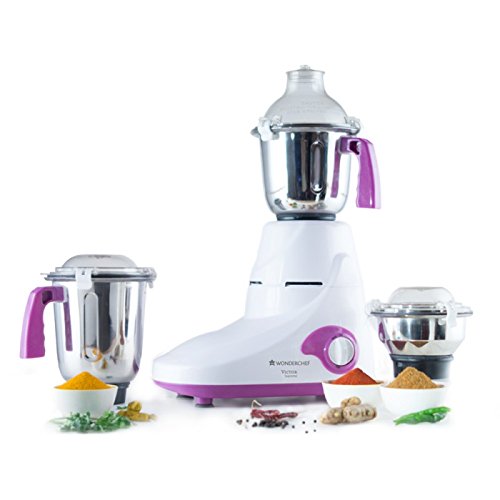 Buy Wonderchef Victor Supreme 63152049 750-Watt Mixer Grinder (White ...