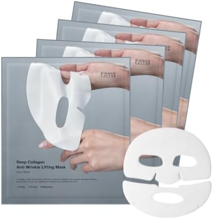 Amazon.com : SUNGBOON EDITOR Deep Collagen Overnight Mask 37gx4ea | The ...