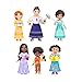Amazon.com: Disney Encanto Doll Figures, The Madrigal Family 6-Pack Set ...