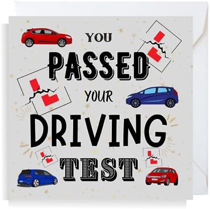 Second Ave Congratulations On Passing Your Driving Test Square Card ...