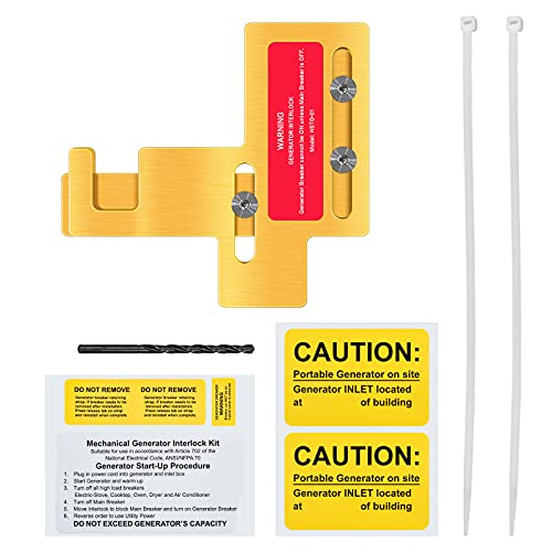 Snapklik.com : Generator Interlock Kit, Main Breaker Interlock Kit For ...