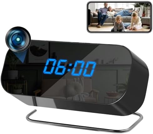 Amazon.com : JLRKENG Hidden Spy Camera Wall Clock 1080P HD WiFi Clock ...