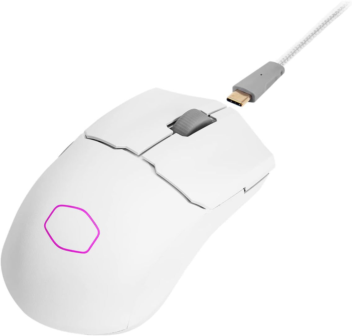 Amazon.com: Cooler Master MM712 Wireless Gaming Mouse White with ...