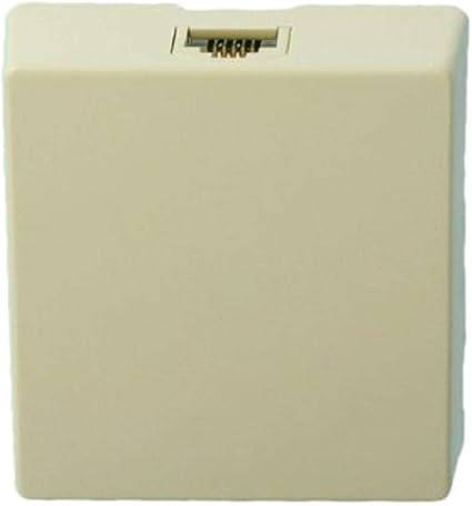 Leviton Screw Terminal, Type 625A2 Surface Mount Jack, 6P4C, Ivory ...