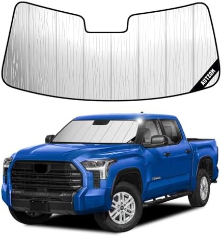 Amazon.com: Windshield Sun Shade for Toyota Tundra 2022-2026, Custom ...