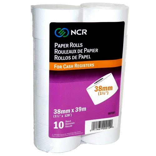 Amazon.com: Register Roll Tapes 38mm (1.5") x 39m (128") (Pack of 10 ...