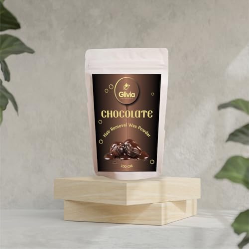 Glivia Chocolate Wax Powder for Hair Removal | Organic Painless Waxing ...