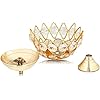 Buy Collectible India Diwali Diya Crystal Round Akhand Diya for Puja ...