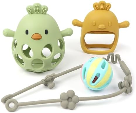 Amazon.com : TiniTilla Baby Sensory 4-Piece Toy Set: Hollow Hand ...