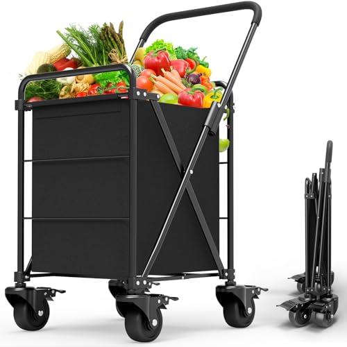 Best 4 Wheel Shopping Carts: Your Ultimate Grocery Companion - Totally ...