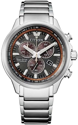 Citizen Herren Analog Eco-Drive Uhr mit Super Titanium Armband CA4444 ...