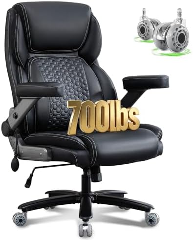Amazon.com: 700lbs Big and Tall Office Chair for Heavy People with 5D ...
