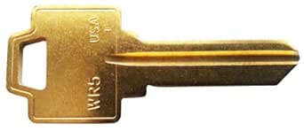 WEISER WR5 KEY BLANK BRASS250 PACK : Amazon.in: Home Improvement