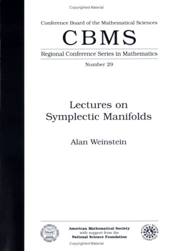 Amazon.com: Lectures on Symplectic Manifolds: 9780821816790: Alan ...