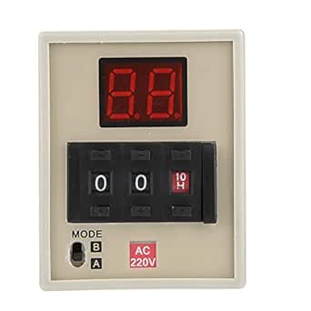 3NH® Delay Time Relay, 5A 24V Digital Delay Timer Relay, 12/24/110/220/380V Automatic Control ...