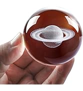 Amazon.com: 80mm Crystal Earth Globe Ball with Stand World Map Glass ...