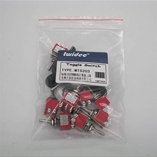 Snapklik.com : Twidec/10Pcs Mini Toggle Switch DPDT 3 Position 6 Pins ...