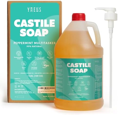 Amazon.com: Skin Said Yes Peppermint Castile Soap, Made in Greece, No ...