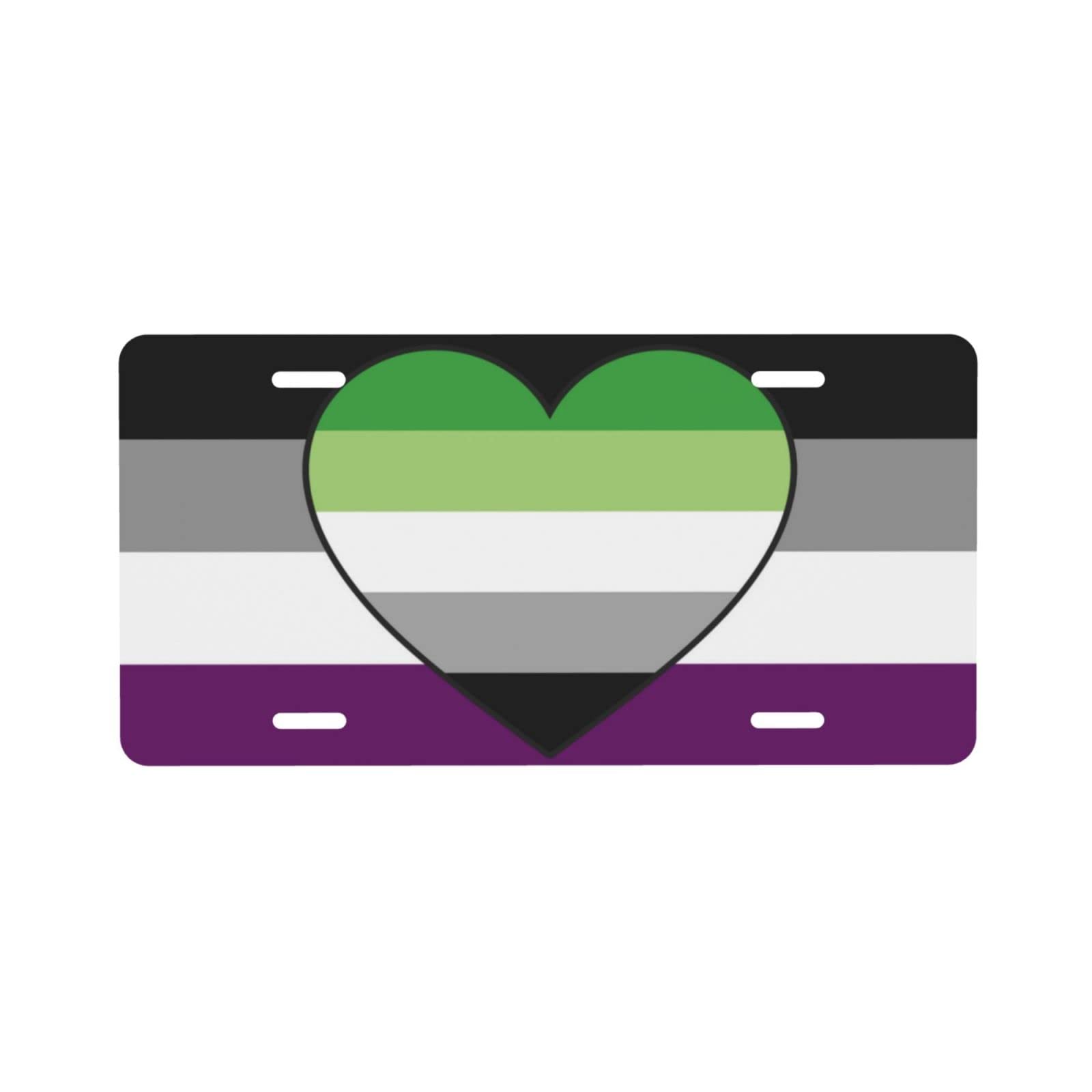 Aromantic Asexual Flag