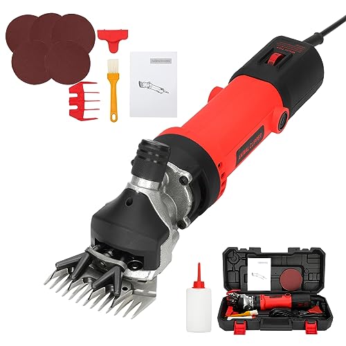 Snapklik.com : Sheep Shears, 550W Professional Electric Sheep Clippers