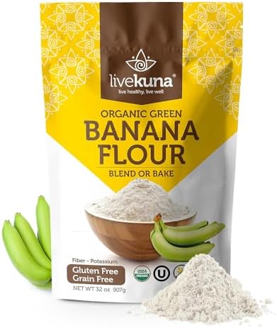 Amazon.com : LiveKuna Organic Banana Flour - Gluten Free All Purpose ...