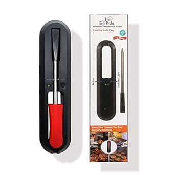 REDPOINT® Kitchen Meat Thermometer Wireless Up to 30M Probe Thermometer ...
