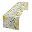Amazon.com: Lemon Table Runner Watercolor Blue Figure Fruits Green ...