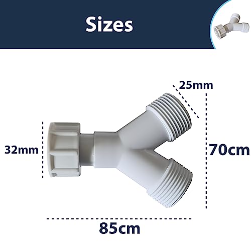 Washing Machine Y Splitter Piece With Valves at Levi Gether blog