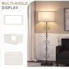 Rectangle Lamp Shades Set of 2, 16"L x 8"W x 10"H Large Beige ...