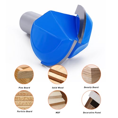 Snapklik.com : ASNOMY 2 Cutting Diameter Core Box Router Bit, 1/2 Inch ...