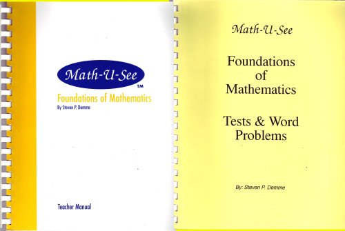 Math-U-See - Foundations of Mathematics: unknown author: Amazon.com: Books