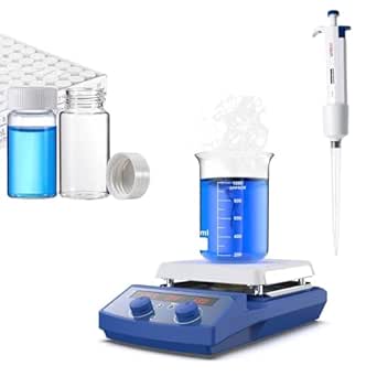 FOUR E'S SCIENTIFIC 7 Inch Magnetic Stirrer Hot Plate wit Scintillation ...