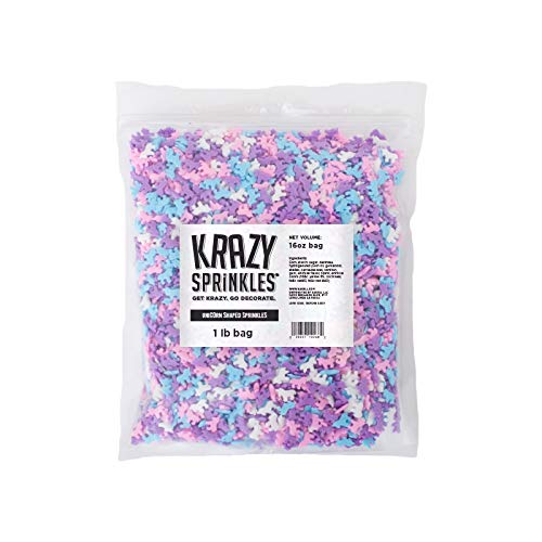 Amazon.com: Krazy Sprinkles - Edible Sprinkle Shapes (1LB, 1x Bag) for ...
