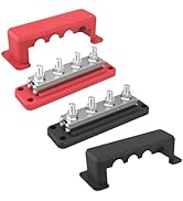 Jamgoer 450A Bus Bar 12v Power Distribution Block 6 x 5/16"(M8 ...