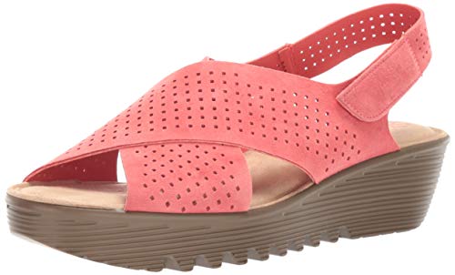 Skechers Women's Petite Parallel-PLOT-Square Perf Peep Toe Slingback ...