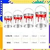 Amazon.com: Reallnaive 24 Pcs Art Paint Party Favors Clear Empty Paint ...