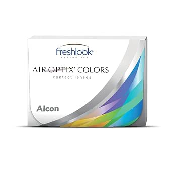 Alcon AirOptix Colors - Monthly Color Contact Lenses (-00.00, Pure ...