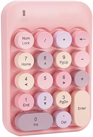 Amazon.com: S erounder Wireless Numeric Keypad, Mini Digital Numpad 18 ...