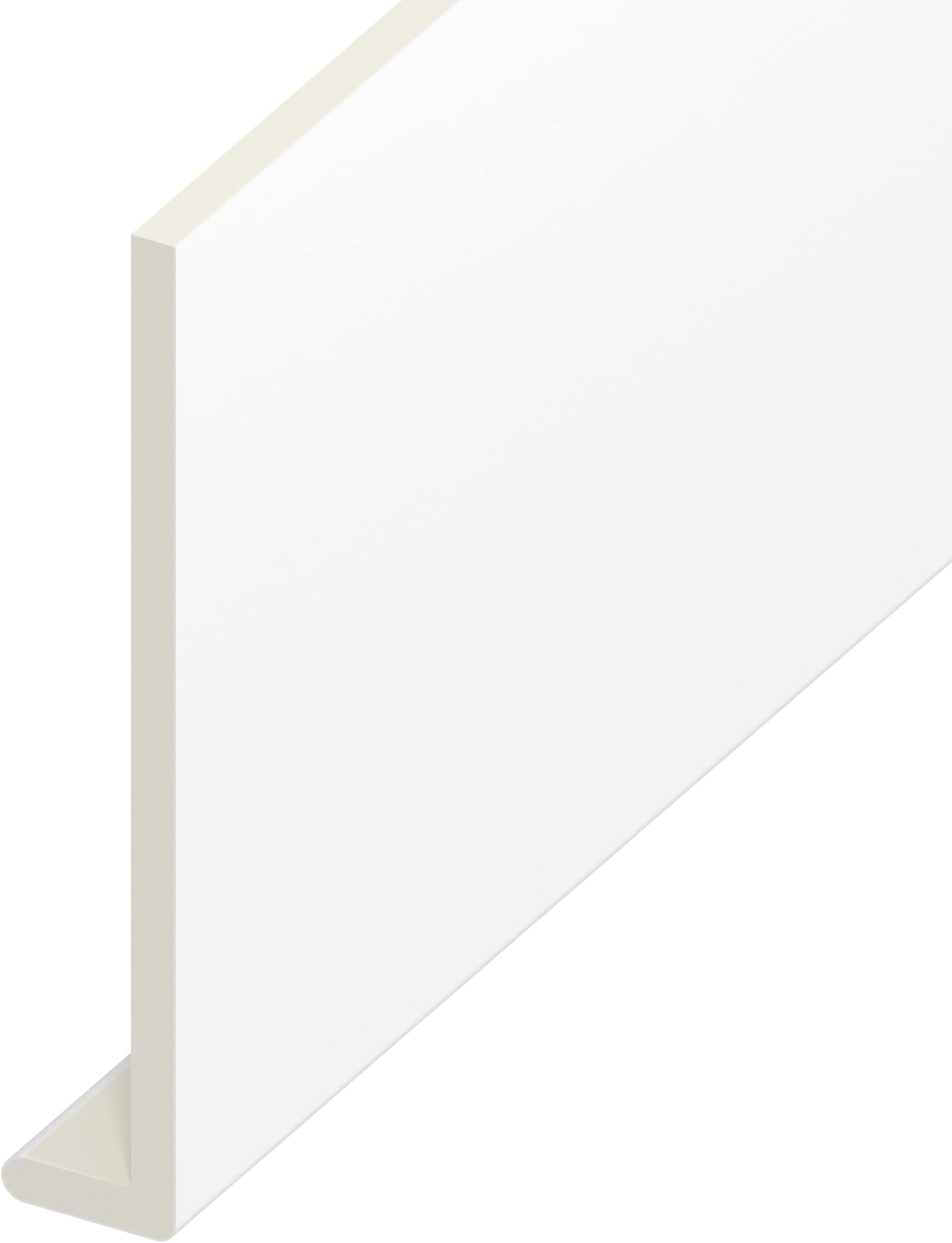 Fascia Boards 9mm 5M Length UPVC Eurocell Capping Boards White Various ...