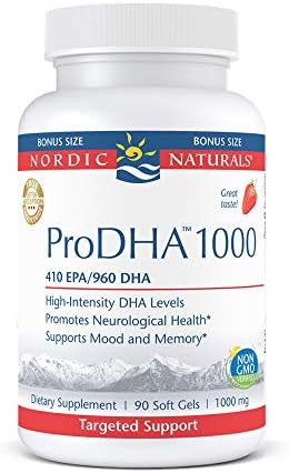 Amazon.com: Nordic Naturals ProDHA 1000, Strawberry - 120 Soft Gels ...