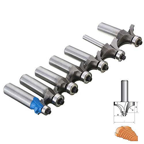 VISHWASAI Round Over Bit Wood Working 1/2 Inch Shank Corner Router Bit ...