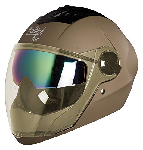 Steelbird ABS Shell SBA-2 Full Face Helmet in Matt Finish with Dual ...