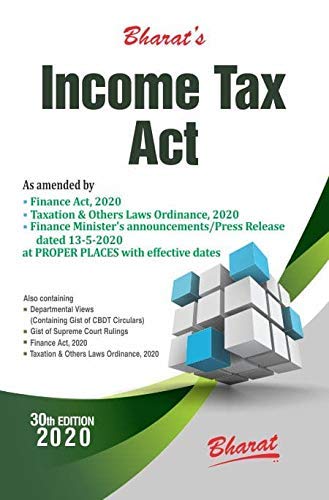Buy INCOME TAX ACT with Departmental Views [Paperback] Bharat s Book ...