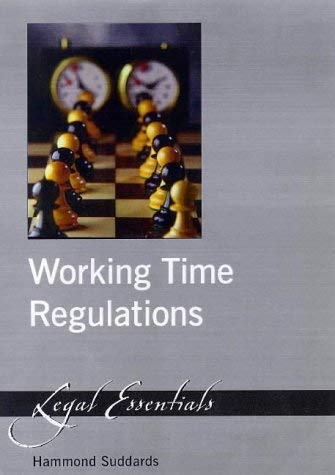 Buy Working Time Regulations (Legal Essentials S.) Book Online at Low Prices in India | Working ...