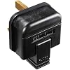 Masterplug HDPT13B-MP Heavy Duty 13 Amp Rewireable Plug, 57.5 x 48 mm ...