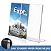 Relx Acrylic Sign Holder 8.5 x 11, Acrylic Display Stand for - Import ...