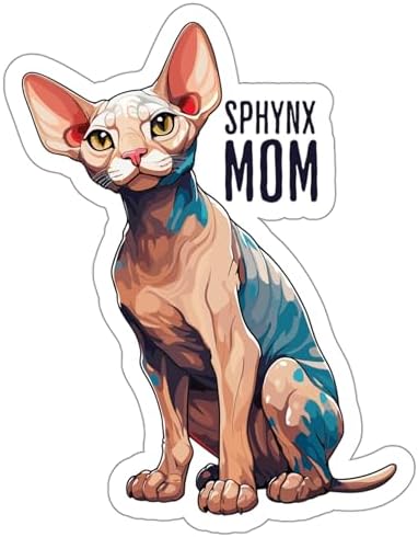Amazon.com - Sphynx mom Sticker - Sticker Graphic - Auto, Wall, Laptop ...