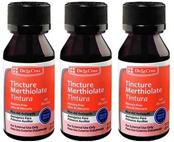 Amazon.com: De La Cruz Merthiolate Tincture First Aid Antiseptic, Made ...