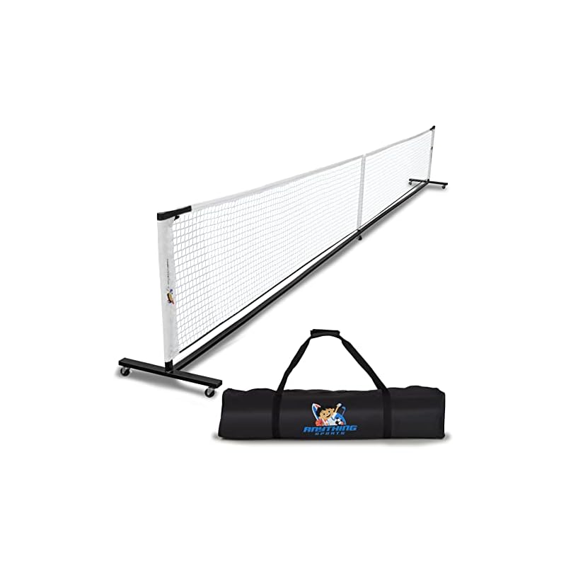 ANYTHING SPORTS Deluxe Pickleball Net with Wheels - Go PickleBalling